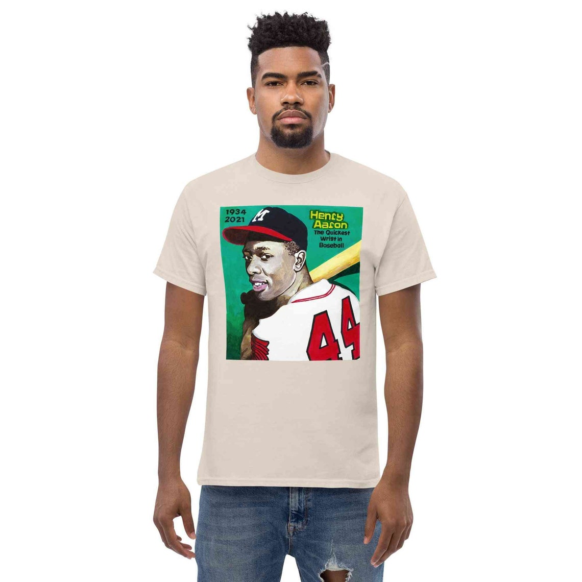 Hank Aaron T-shirt - Etsy
