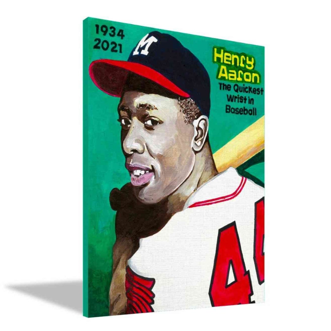 Hank Aaron Art - Etsy