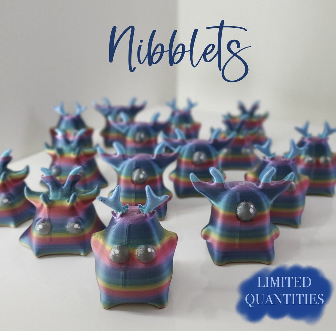 Nibblets, Intergalactic Butt Goblins Desk Buddies, 3d Printed Toys ...