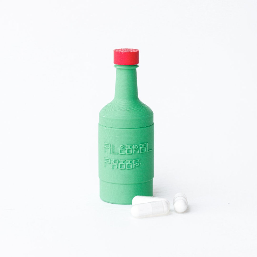 Soju Bottle (antacid Asian Glow) Pill Container - Etsy