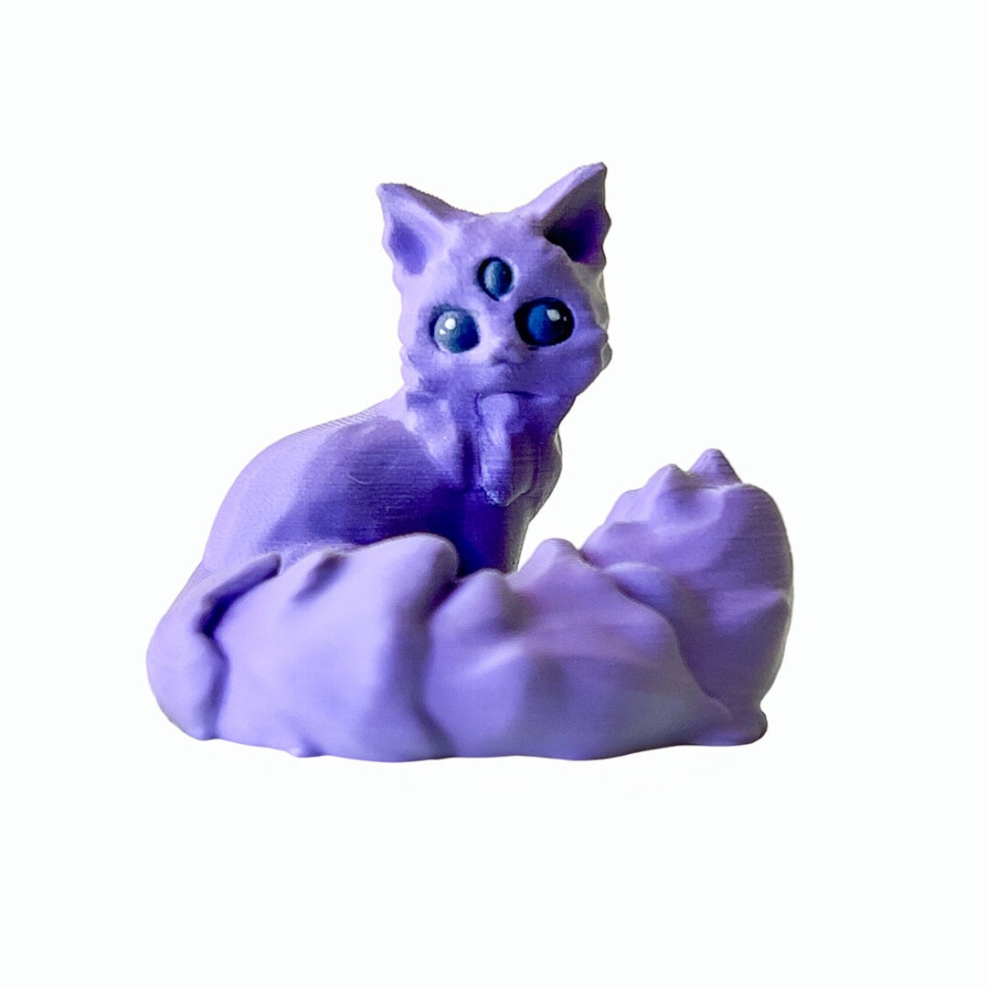 Acadia Fox | 3D Printed Desk Animal Figurine - Etsy Australia