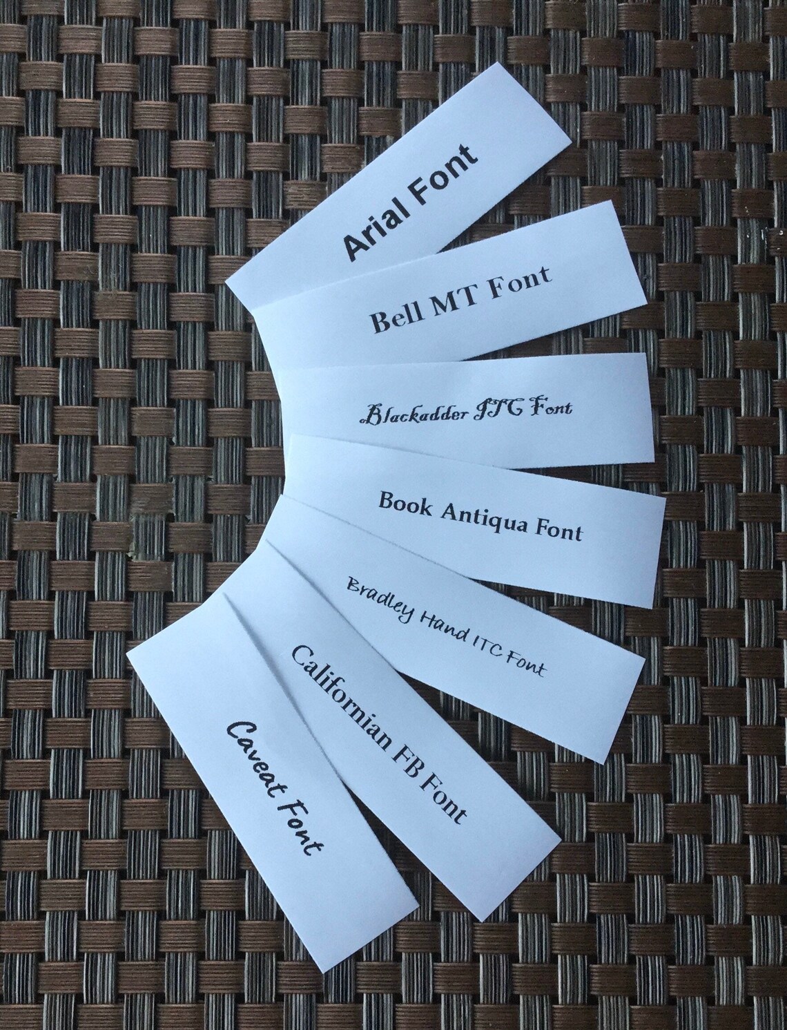 Personalised Nylon Taffeta Sew On Name Labels 7cm x 2cm | Etsy