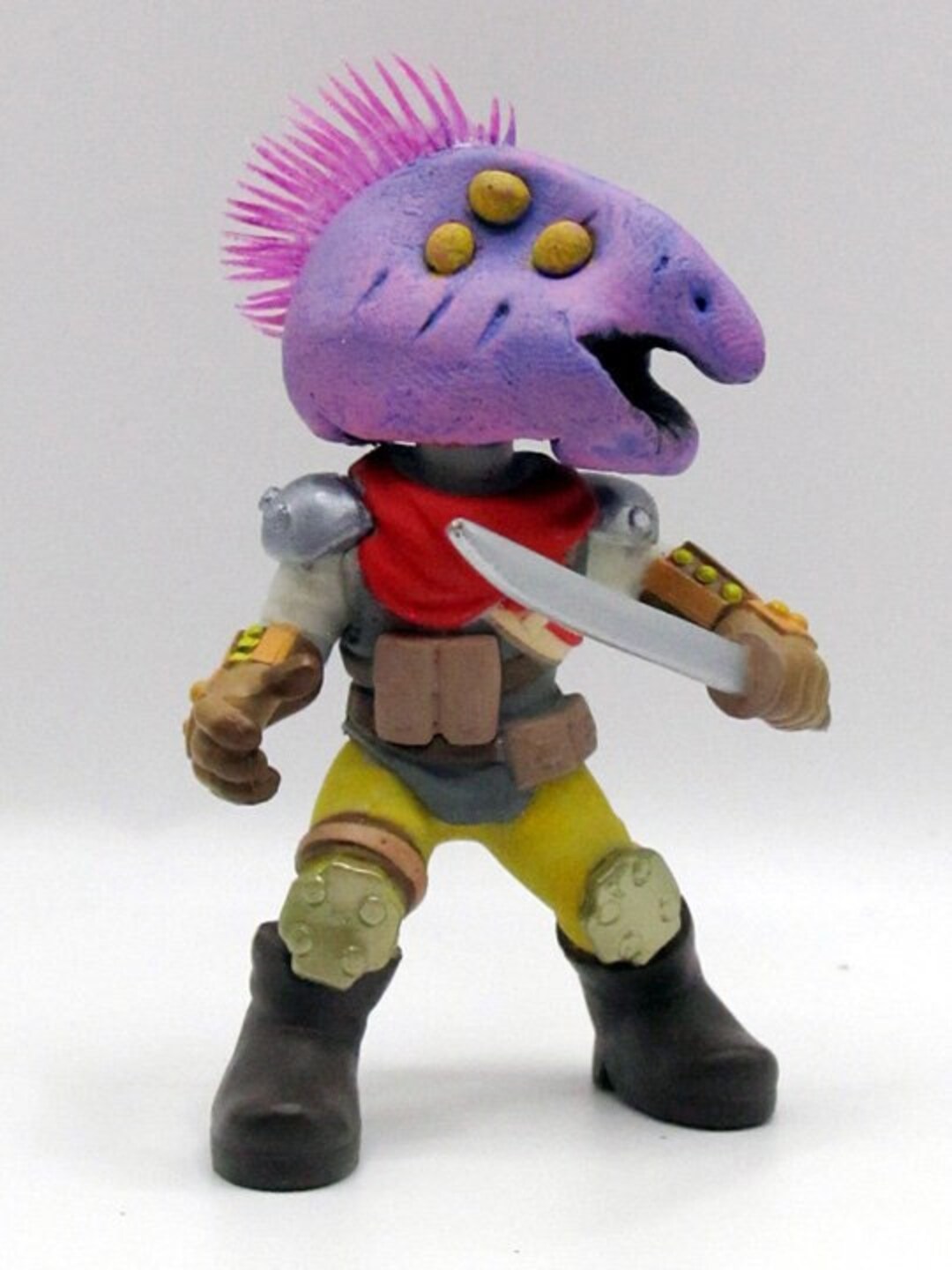 Spine Head - Moronsters Custom Action Figure - Etsy