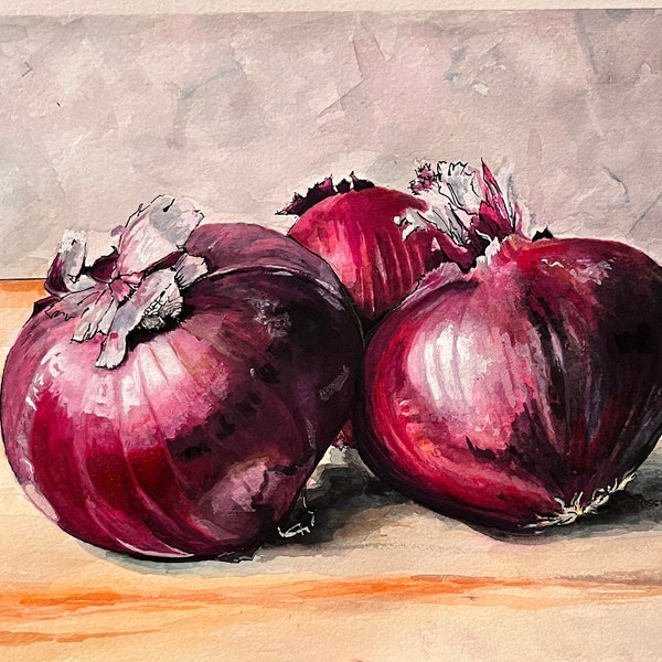 Onions Still Life - Etsy