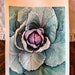 Cabbage PRINT | Red Cabbage Art | Botanical Giclee | 8x10 - Etsy