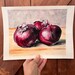 Three RED Onions Still Life High Quality PRINT, Onions Art Poster ...
