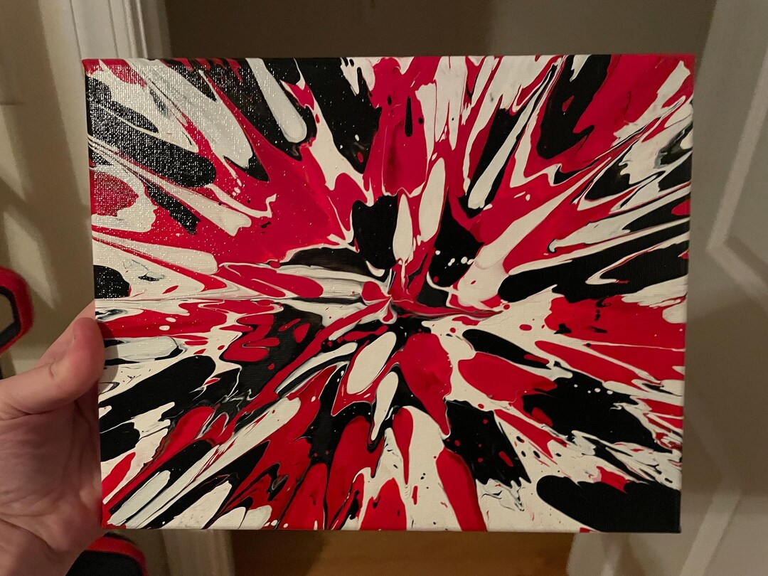 SPLAT Fun, Chaotic Abstract Painting Splatter Art - Etsy