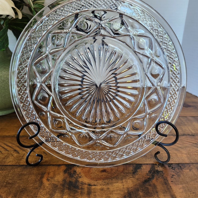 Crystal Glass Plate - Etsy