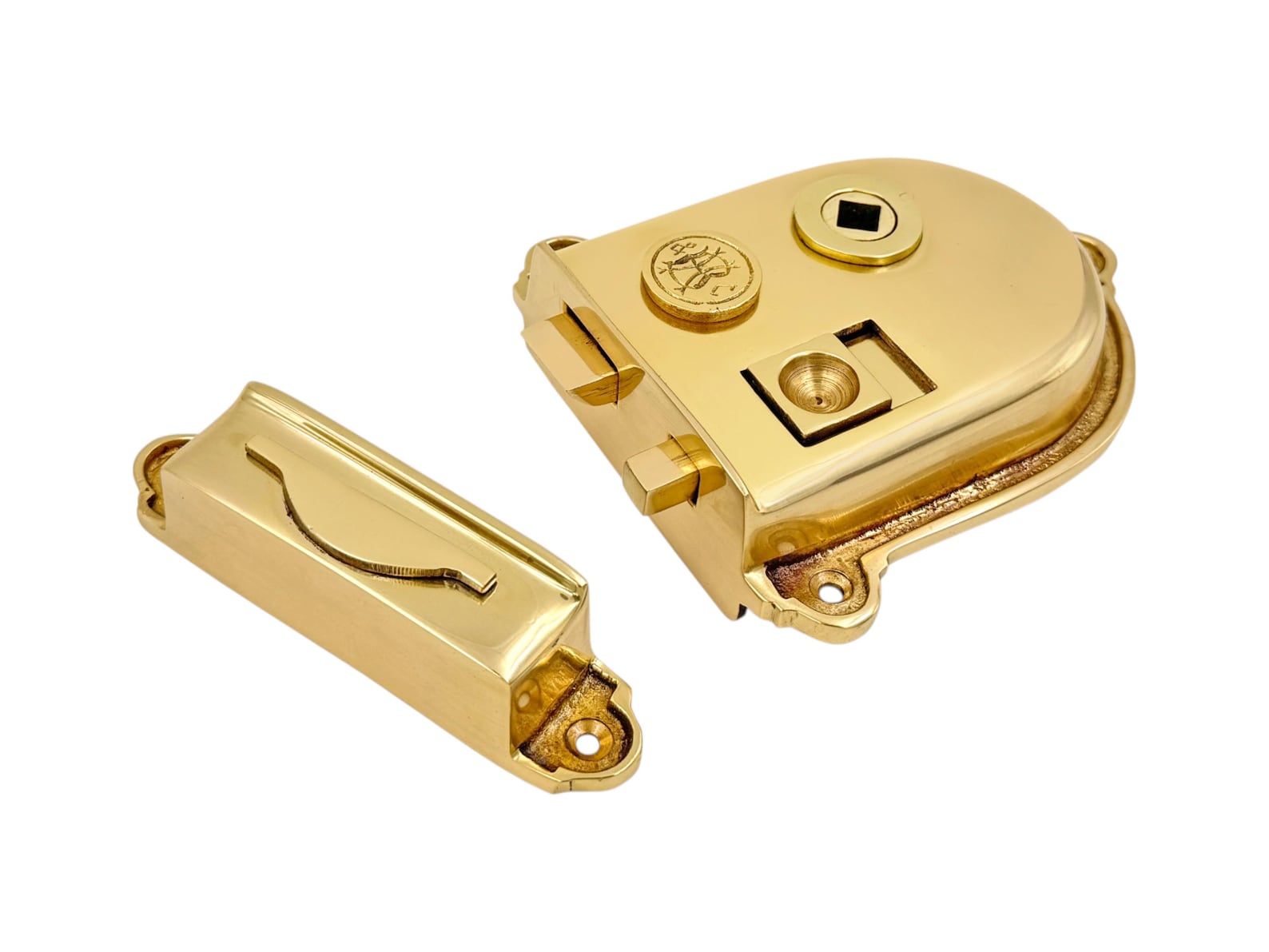 Solid Brass Cromwell Victorian Rim Latch Polished Brass Unlacquered - Etsy