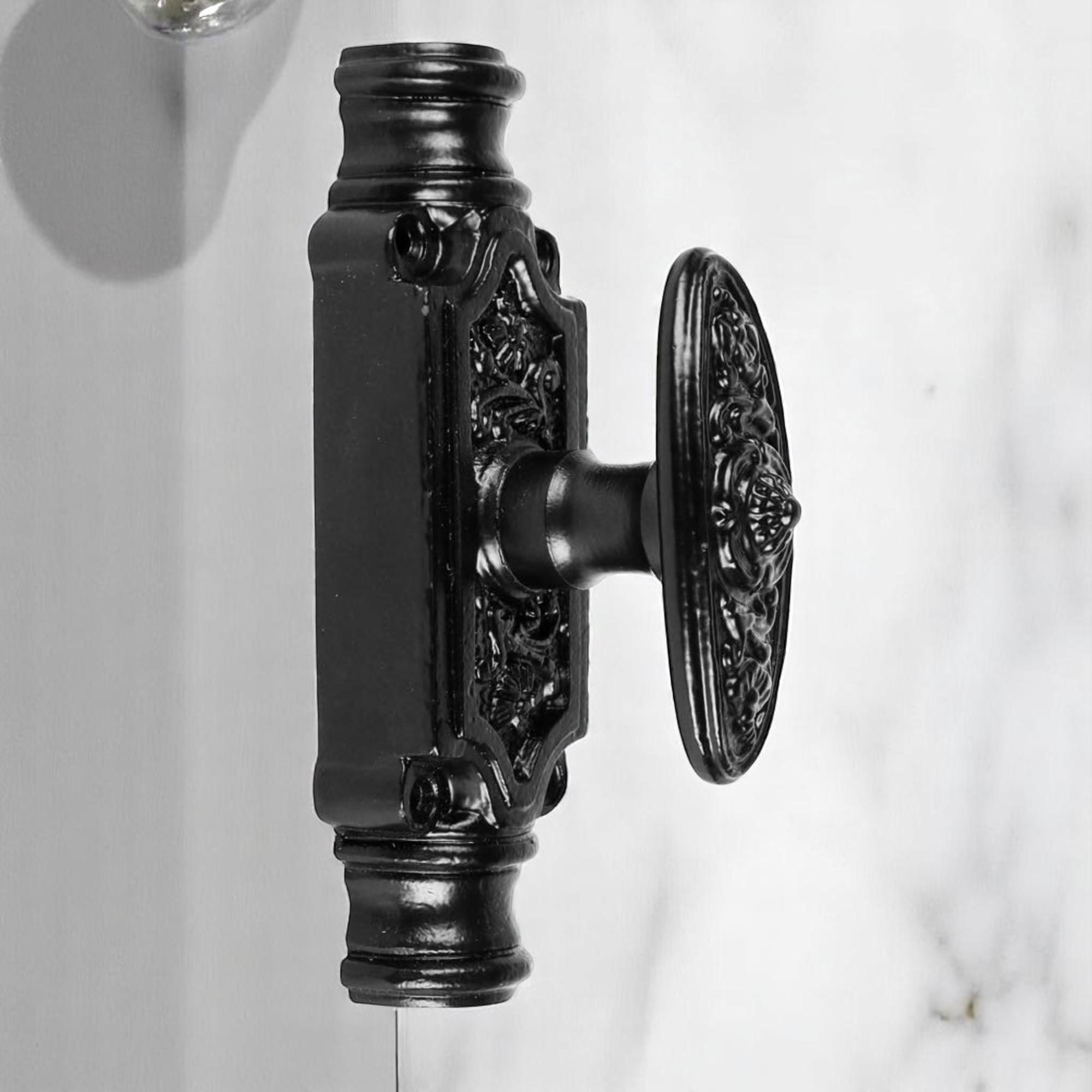 Dalston Door Iron Cremone Bolt – Black Powder Coated Hardware for Doors ...