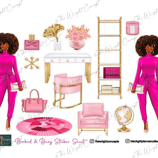 Booked and Busy Planner - Etsy