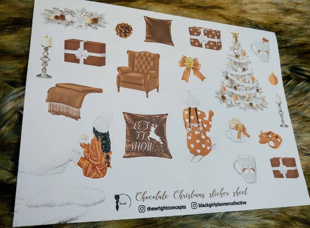 Christmas Slay Stickers African American Stickers Christmas - Etsy