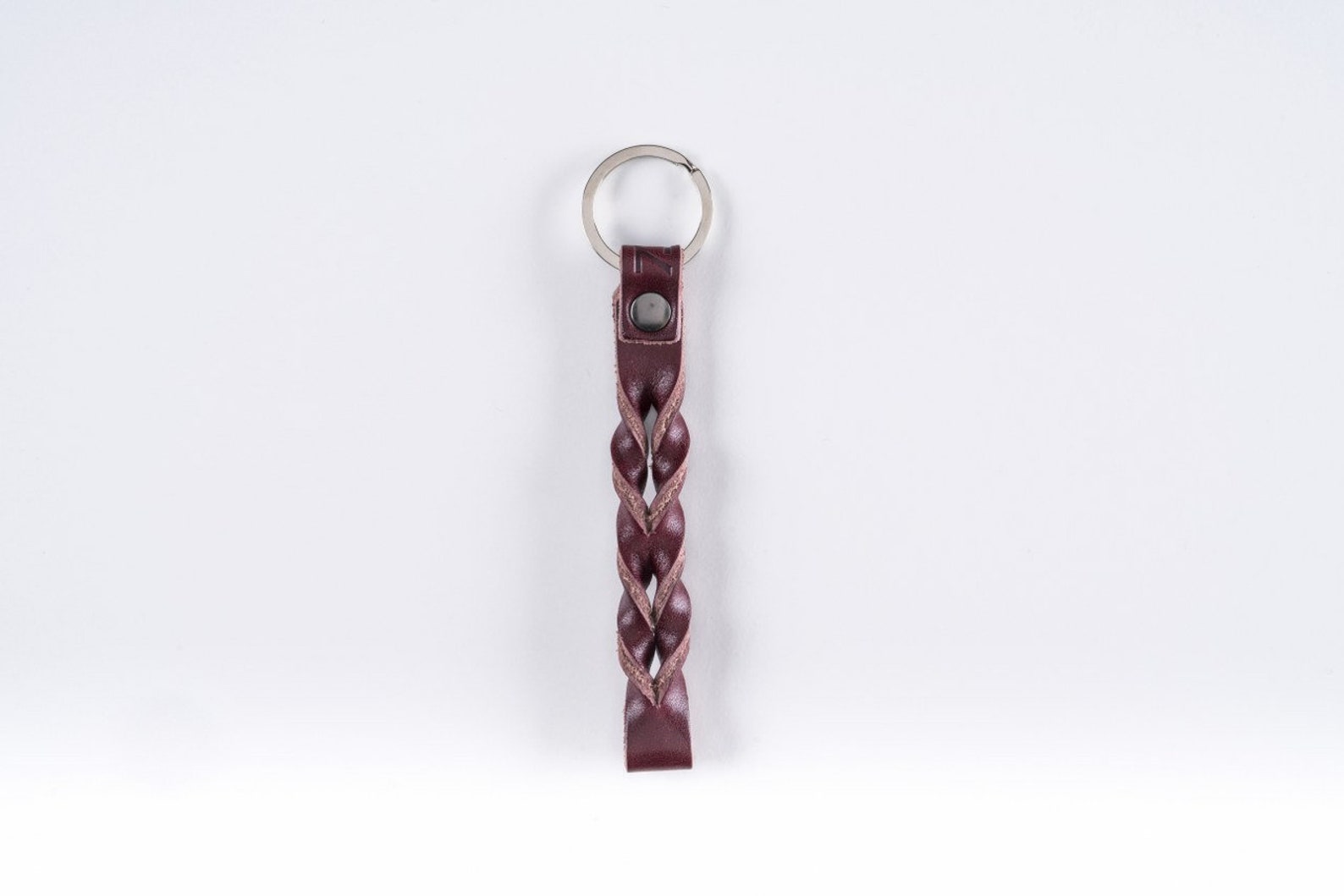 Handmade Genuine Leather Key Ring, Leather Key Chain, Key Fob, Leather ...