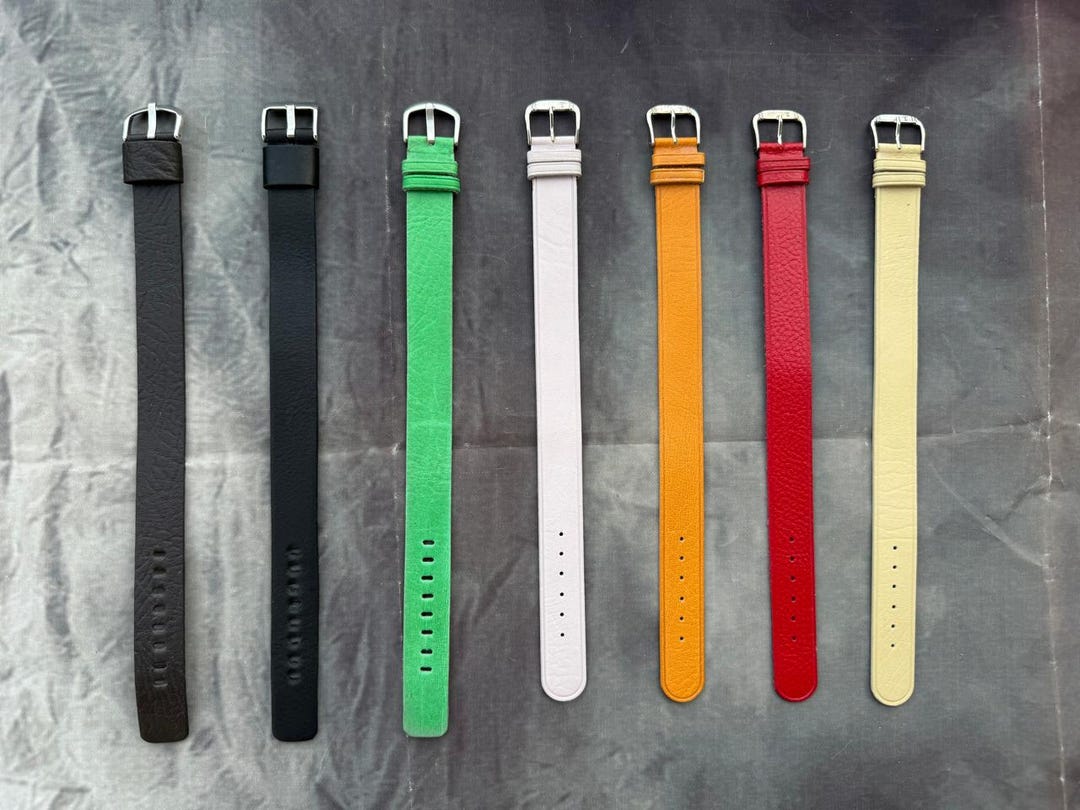 Handmade Genuine Leather One Piece Watch Strap Band Single Pass Watch ...