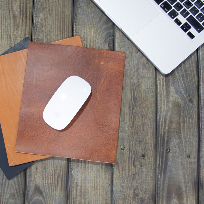 Leather Mouse Pad - Etsy