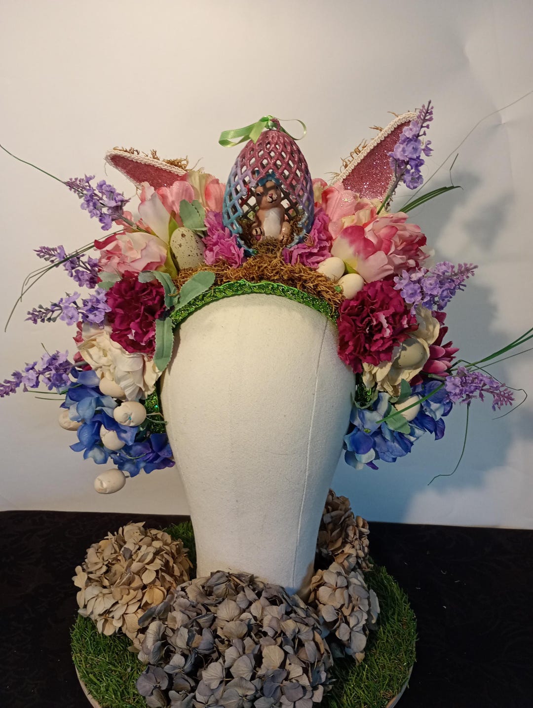 Easter Headdress, Fairy, Fairy, Pink Blue, Unicorn Crown, Floral ...