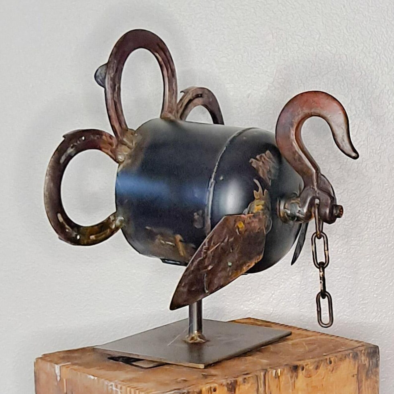 Turkey Metal Sculpture, Turkey Art, Thanksgiving Decoration, Metal ...