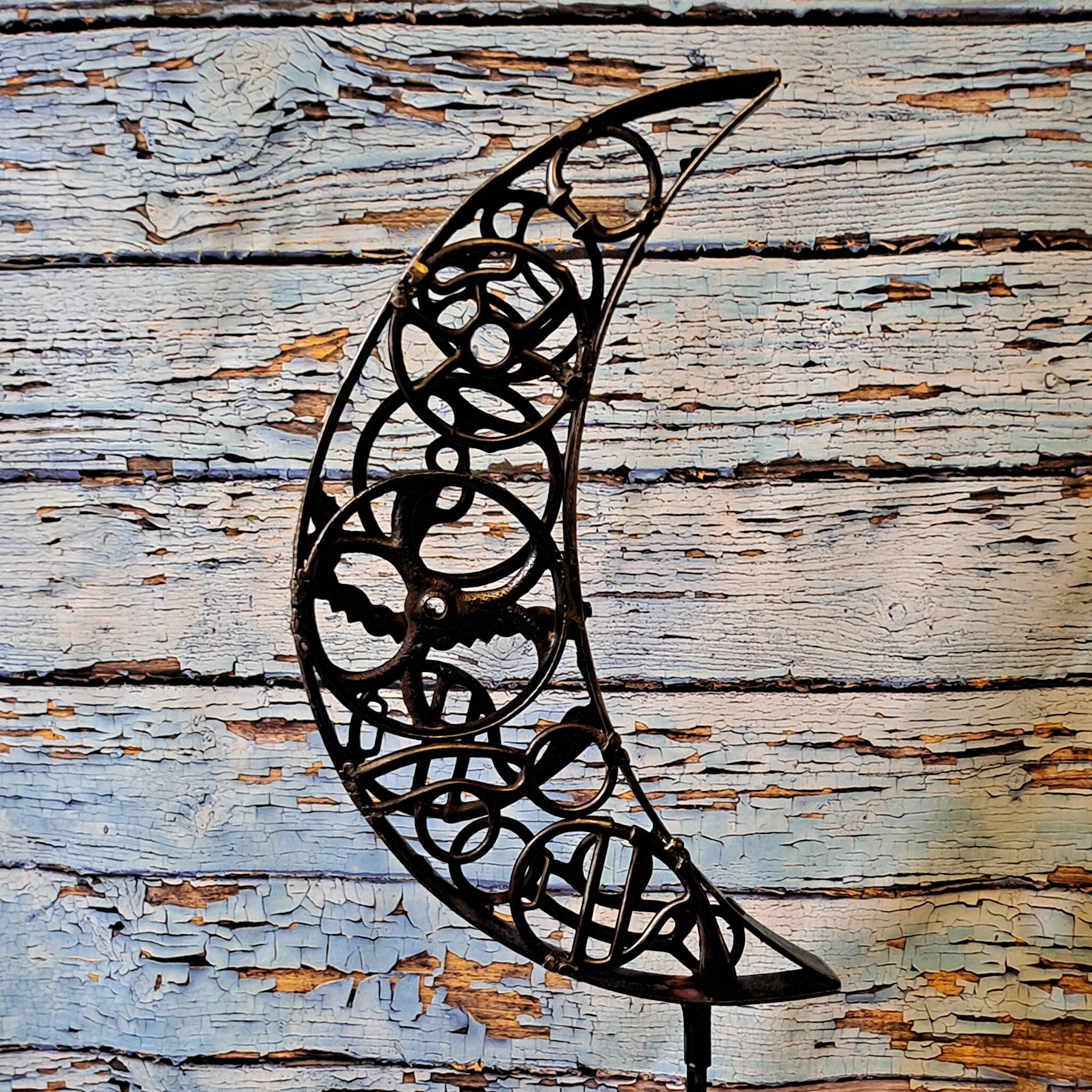 Moon Metal Sculpture, Horse Metal Sculpture, Inspiring Decoration ...