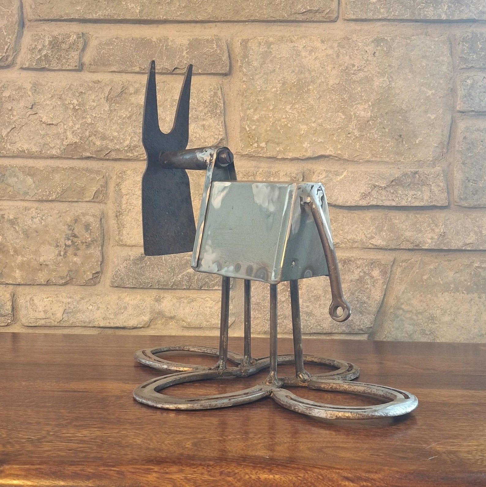 Ram Sheep Goat Metal Art, Metal Sculpture, Rustic Metal Sculpture, Goat ...