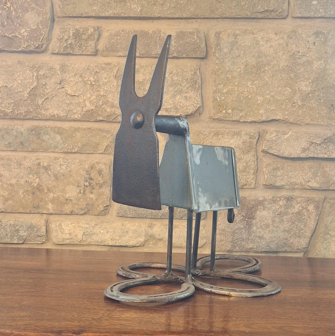 Ram Sheep Goat Metal Art, Metal Sculpture, Rustic Metal Sculpture, Goat ...