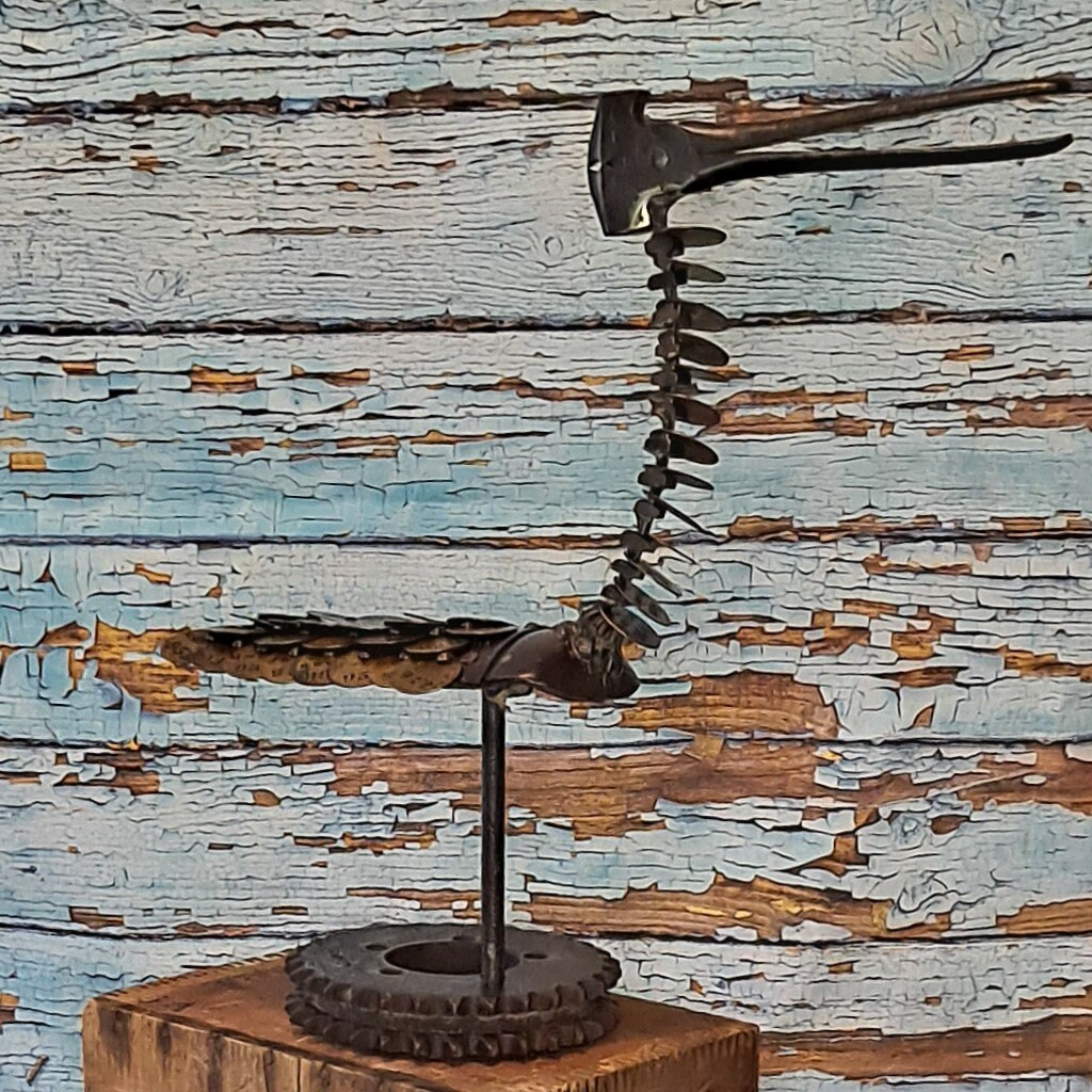 Emu, Bird Metal Sculpture, Bird Art, Emu Art, Ostrich, Rustic Metal ...