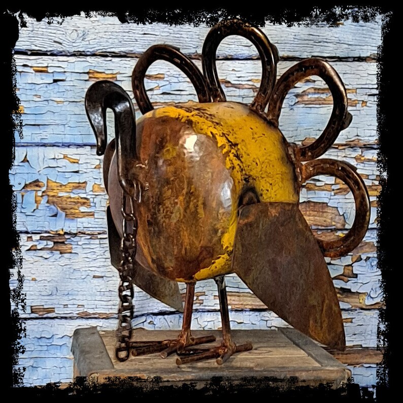 Turkey Metal Sculpture, Turkey Art, Thanksgiving Decoration, Metal ...