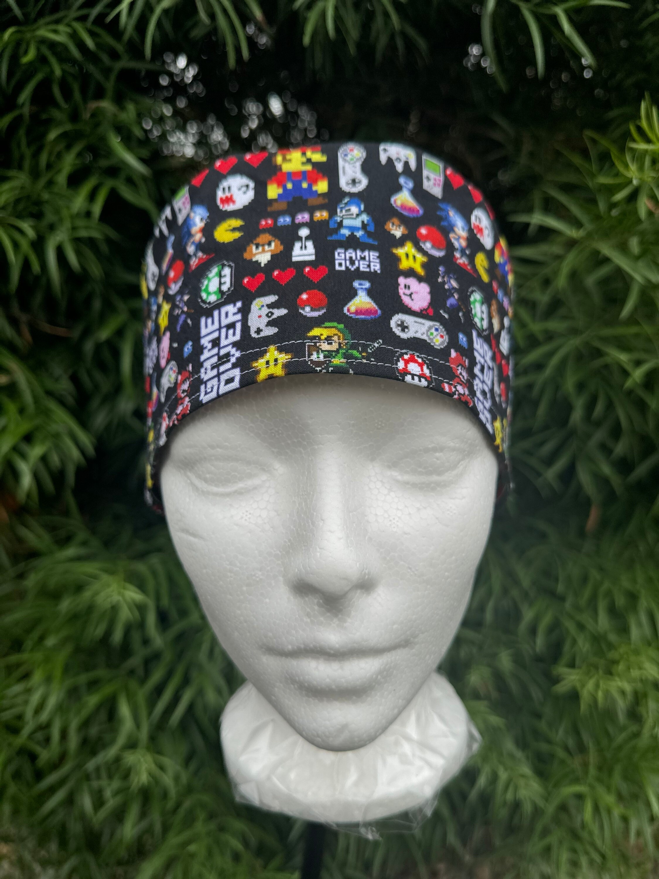 80/90s Millennial Gamer Icons Scrub Cap Surgical Cover OR - Etsy