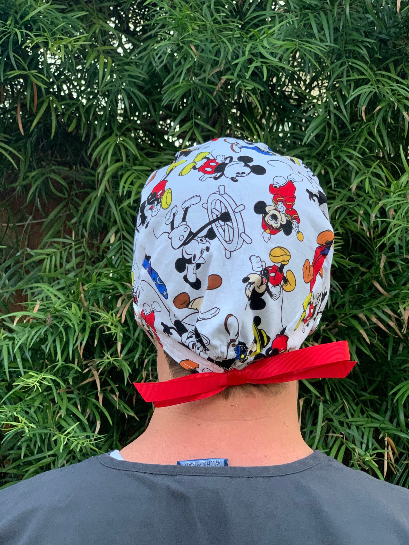 Magical Mouse Scrub Cap With Buttons Surgical Cover OR Nurse - Etsy