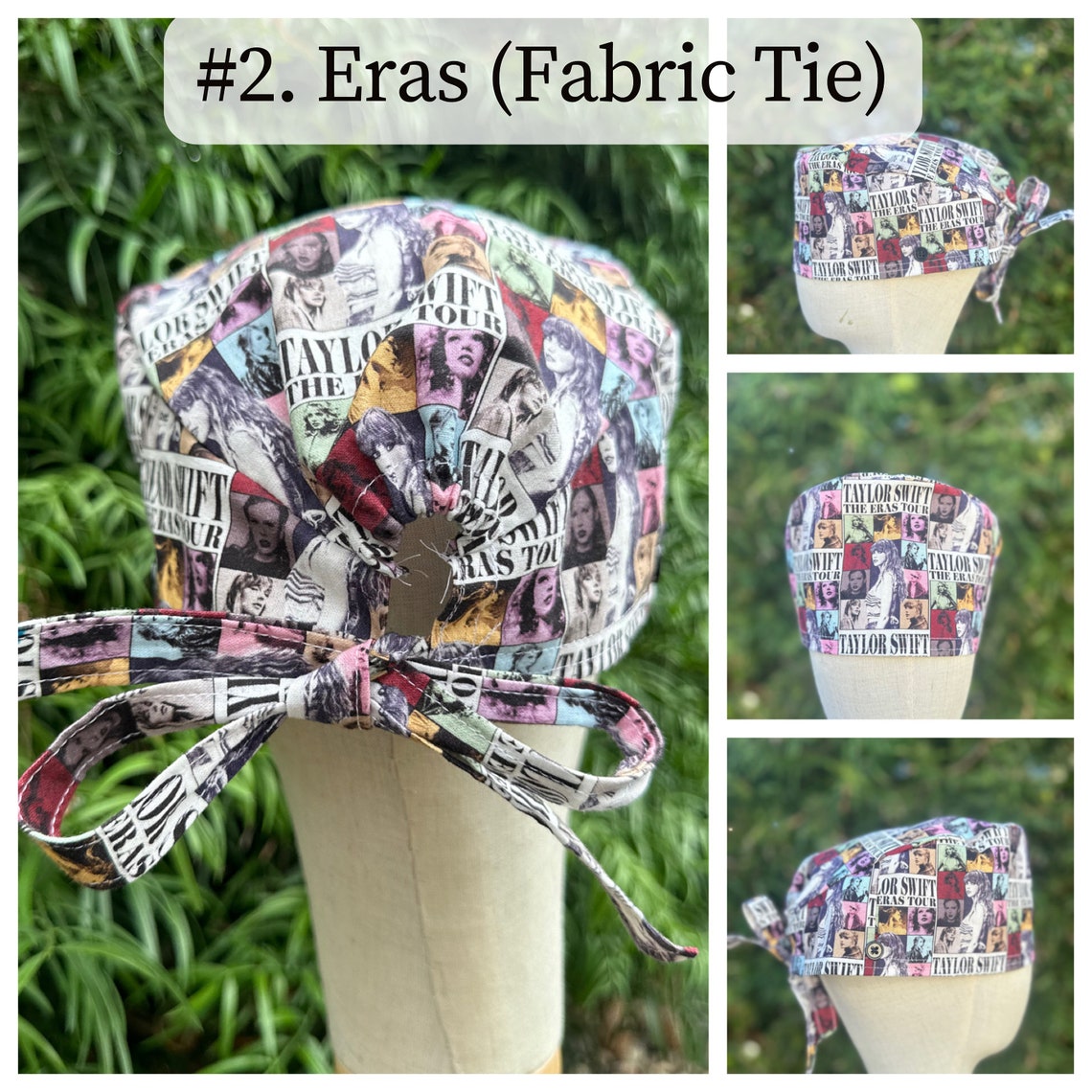 Swift Music Scrub Cap. Surgical Cover, OR, Nurse Hat, Doctor Headgear ...