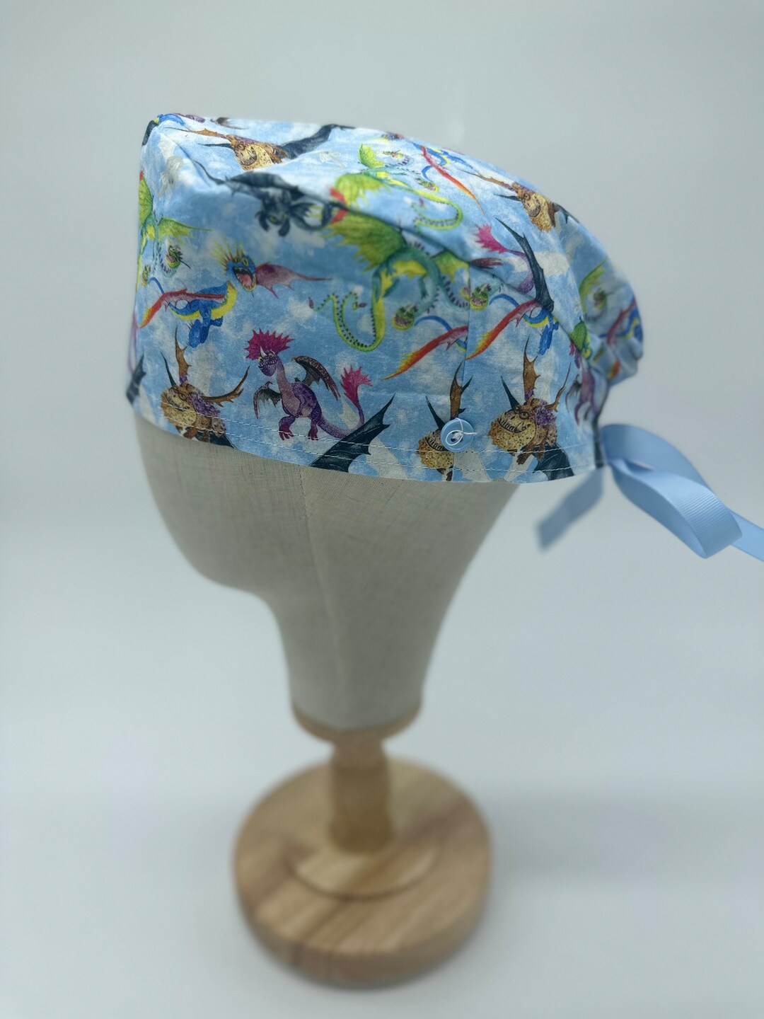 Training Dragons, Toothless Scrub Cap With Buttons - Etsy