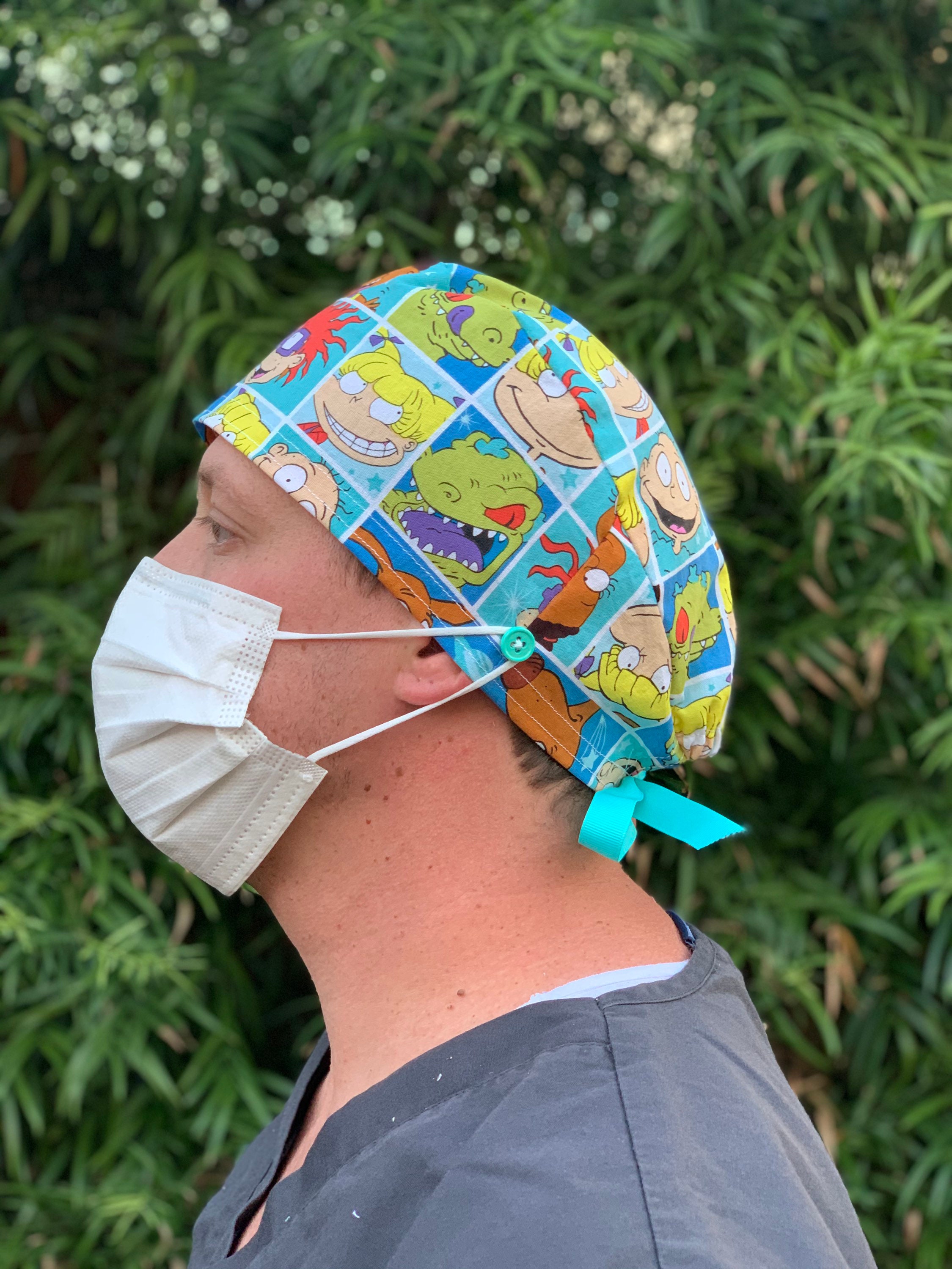 90s Millennial Generation Scrub Cap Surgical Cover OR Nurse | Etsy