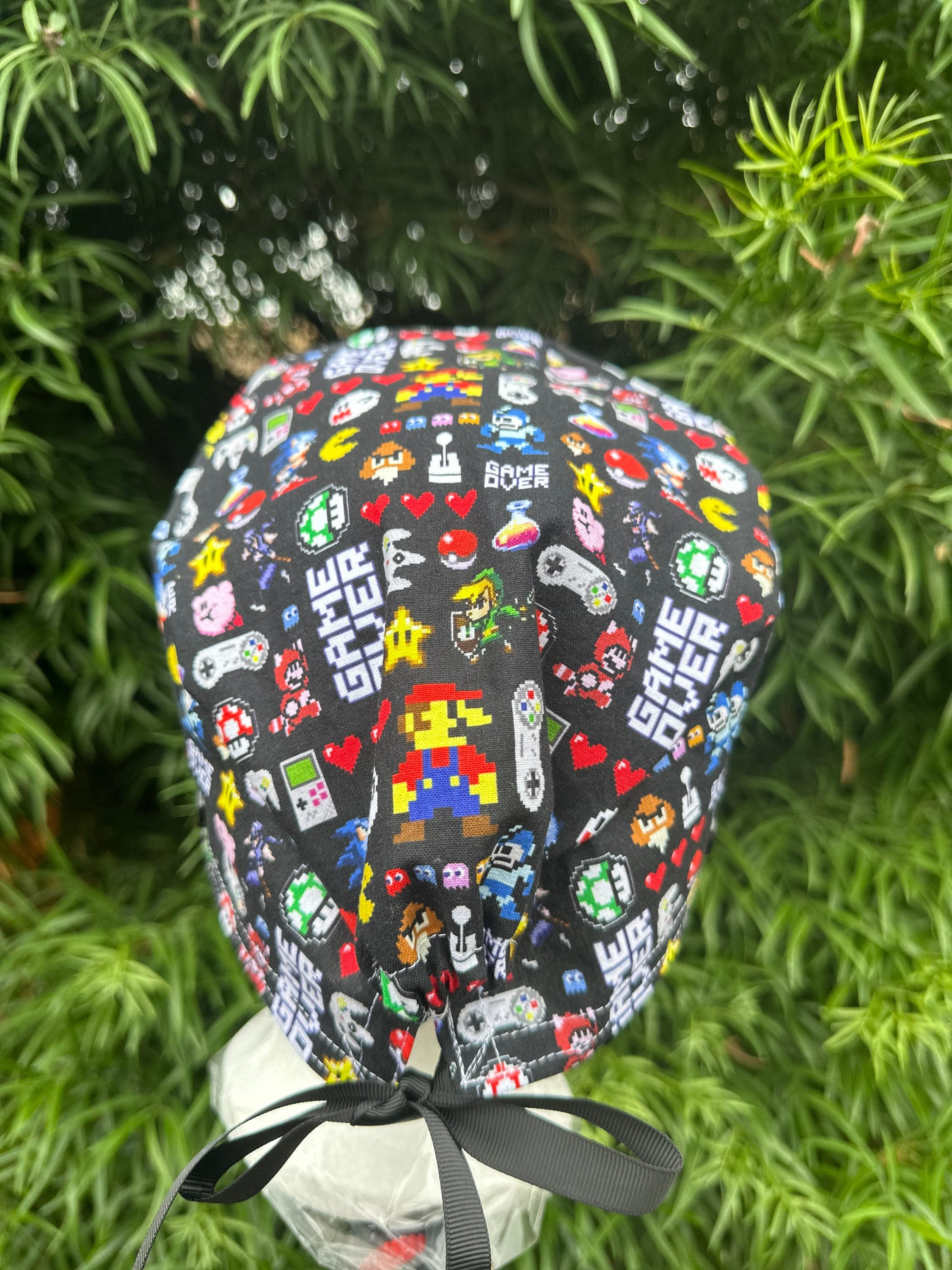 80/90s Millennial Gamer Icons Scrub Cap Surgical Cover OR - Etsy