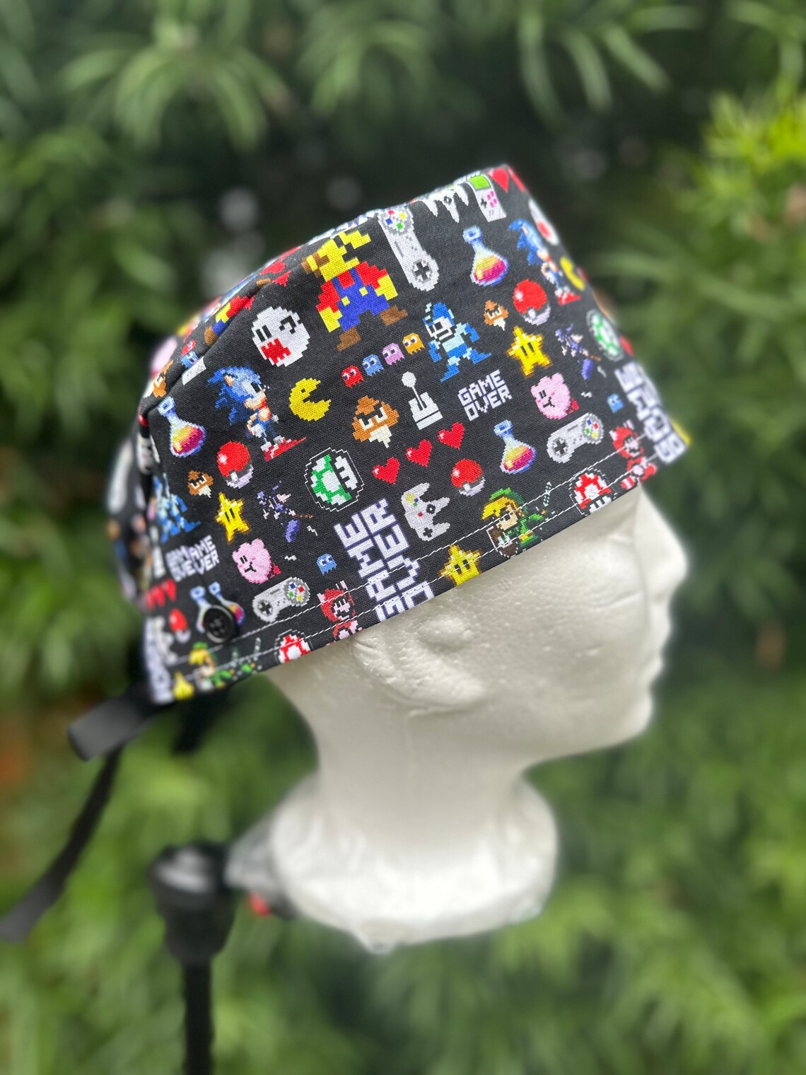 80/90s Millennial Gamer Icons Scrub Cap Surgical Cover OR - Etsy