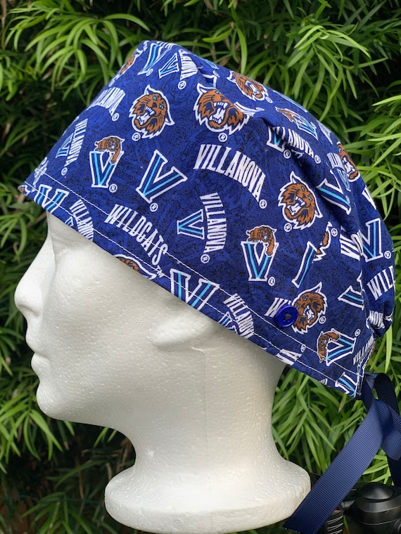 Villanova Wildcats Scrub Cap With Buttons. PPE Nurse | Etsy