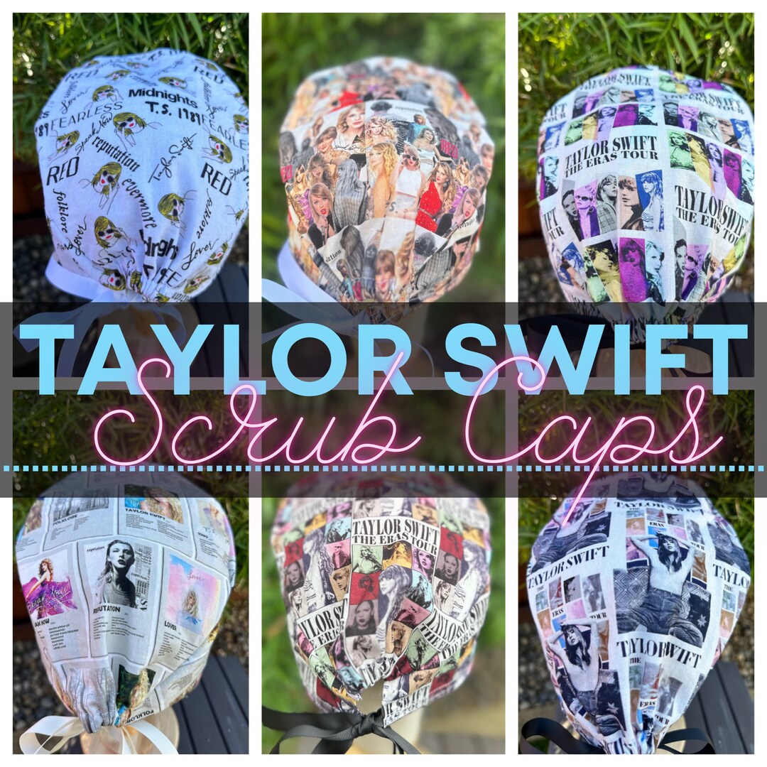 Swift Music Scrub Cap. Surgical Cover, OR, Nurse Hat, Doctor Headgear ...