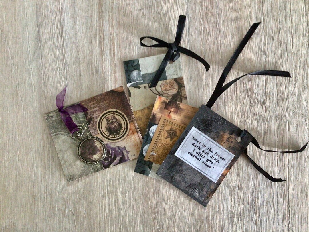 Gothic Gift Tags, Gothic Ephemera, Handmade Gothic Tags, Gothic Junk ...