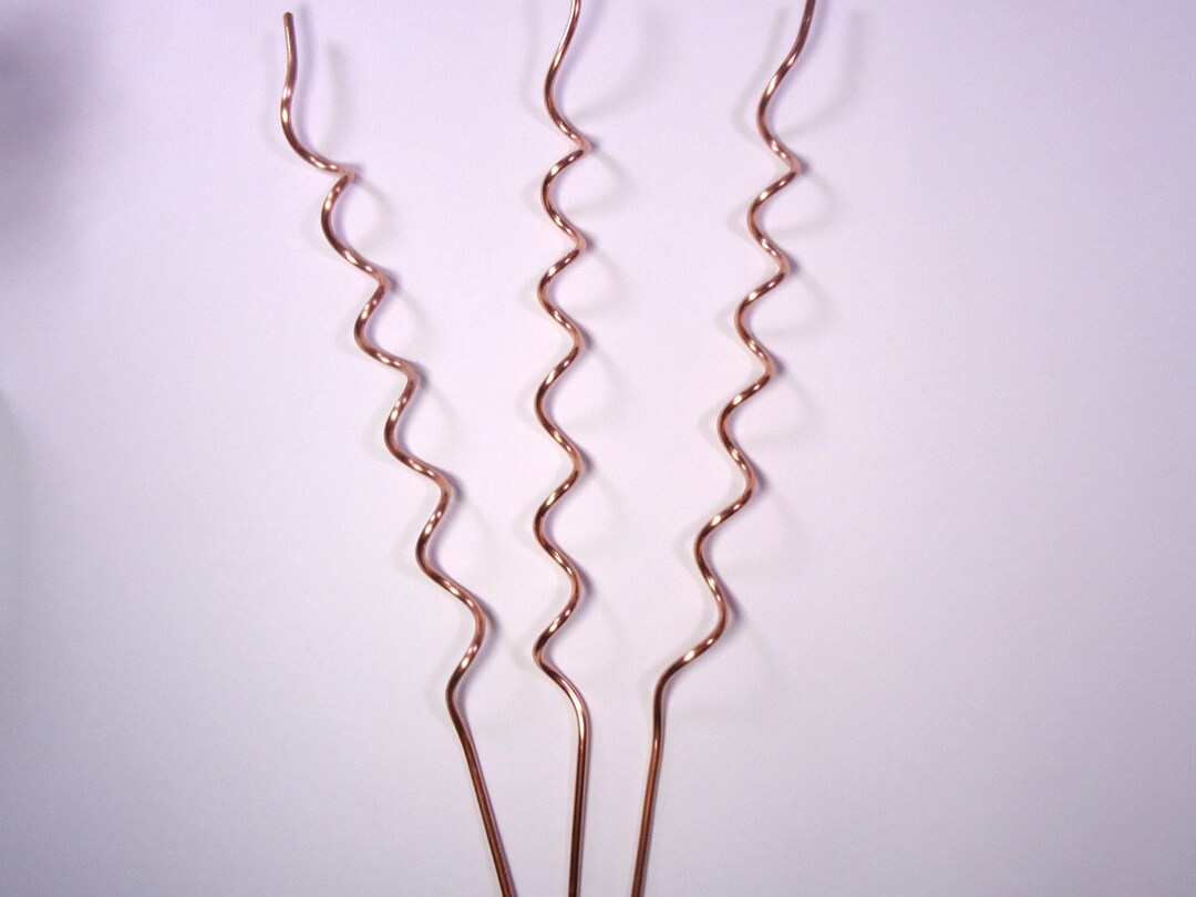 3 Copper Antennas for Electroculture Natural Plant Enhancement and ...