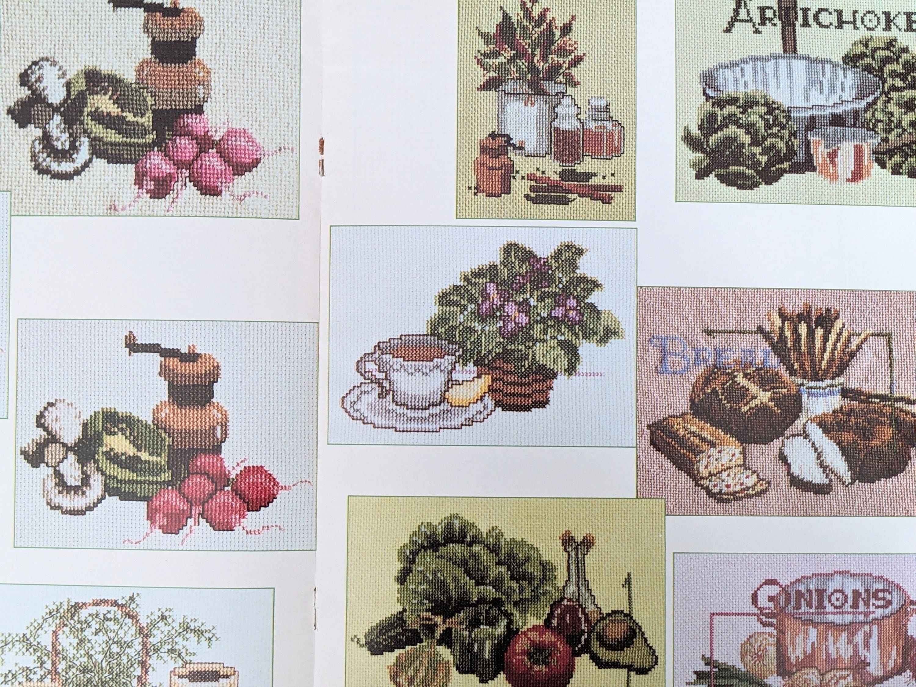 1979 Kitchen Stitchin': Charted Designs for Cross Stitch & Needlepoint ...