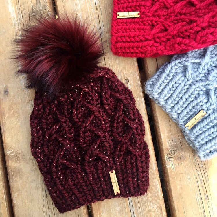 THE EVERWEAVE BEANIE Knitting Pattern Knit Hat Pattern Super | Etsy