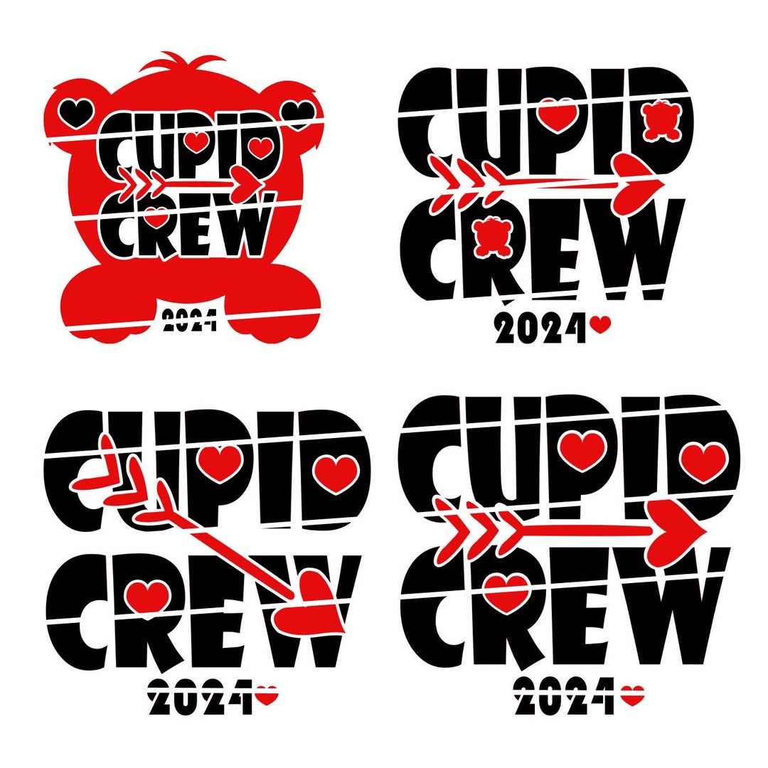Cupid Crew Svg, Silhouette, Cricut, Valentines Day Svg, Classroom ...