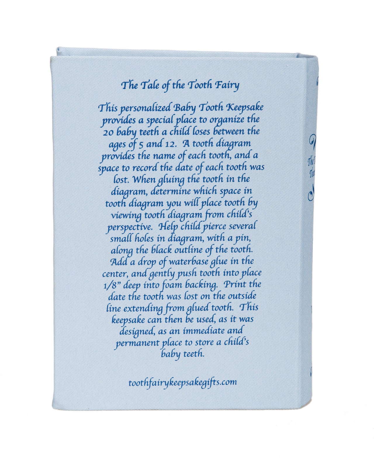 The Baby Teeth Keepsake Book by Tooth Fairy's Tale for - Etsy