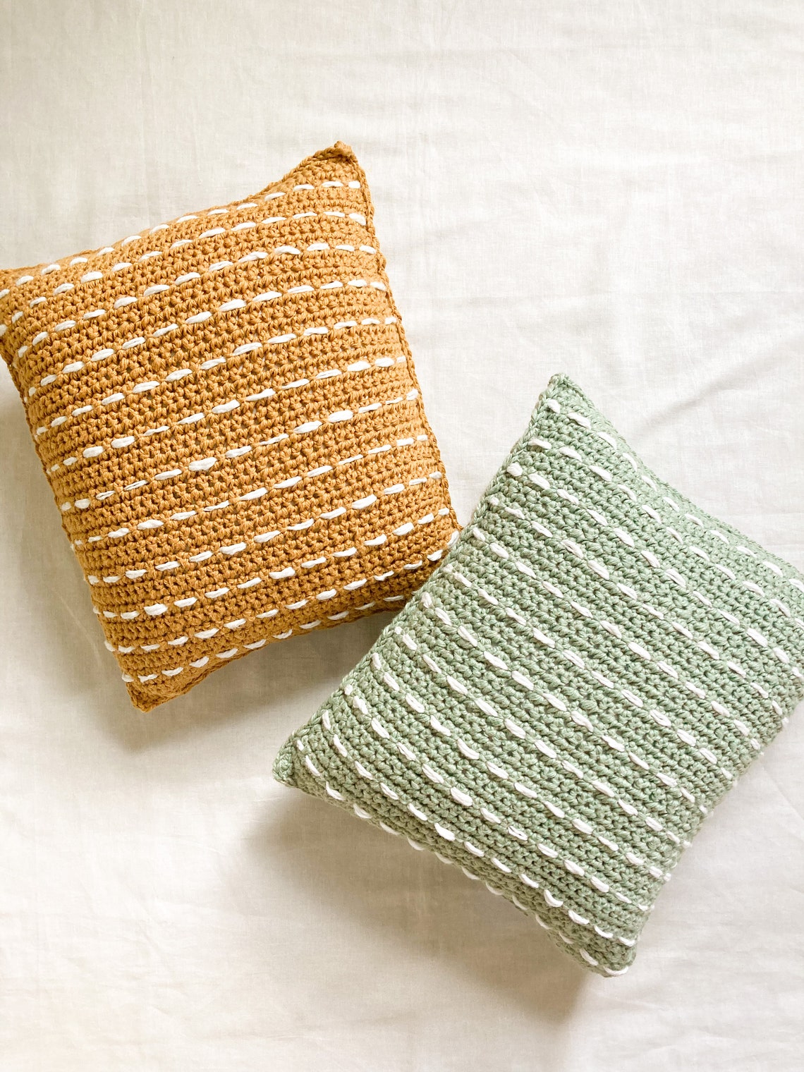 CROCHET PATTERN | Boho Crochet Striped Pillow Pattern | Embroidery ...