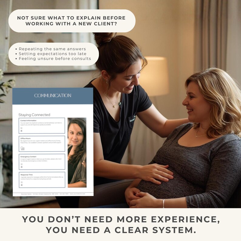 Editable Doula Client Welcome Packet Template for Birth and Postpartum ...