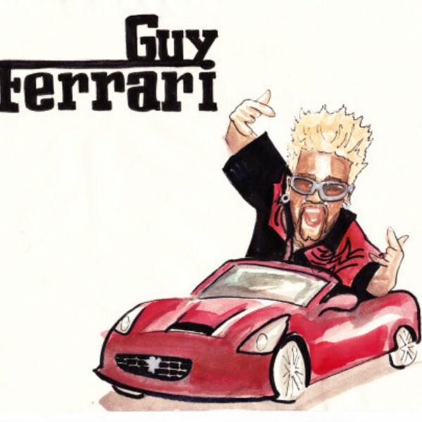 Guy Fieri Art Print - Etsy