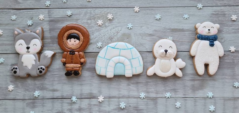 Online Cookie Class Arctic Winter - Etsy