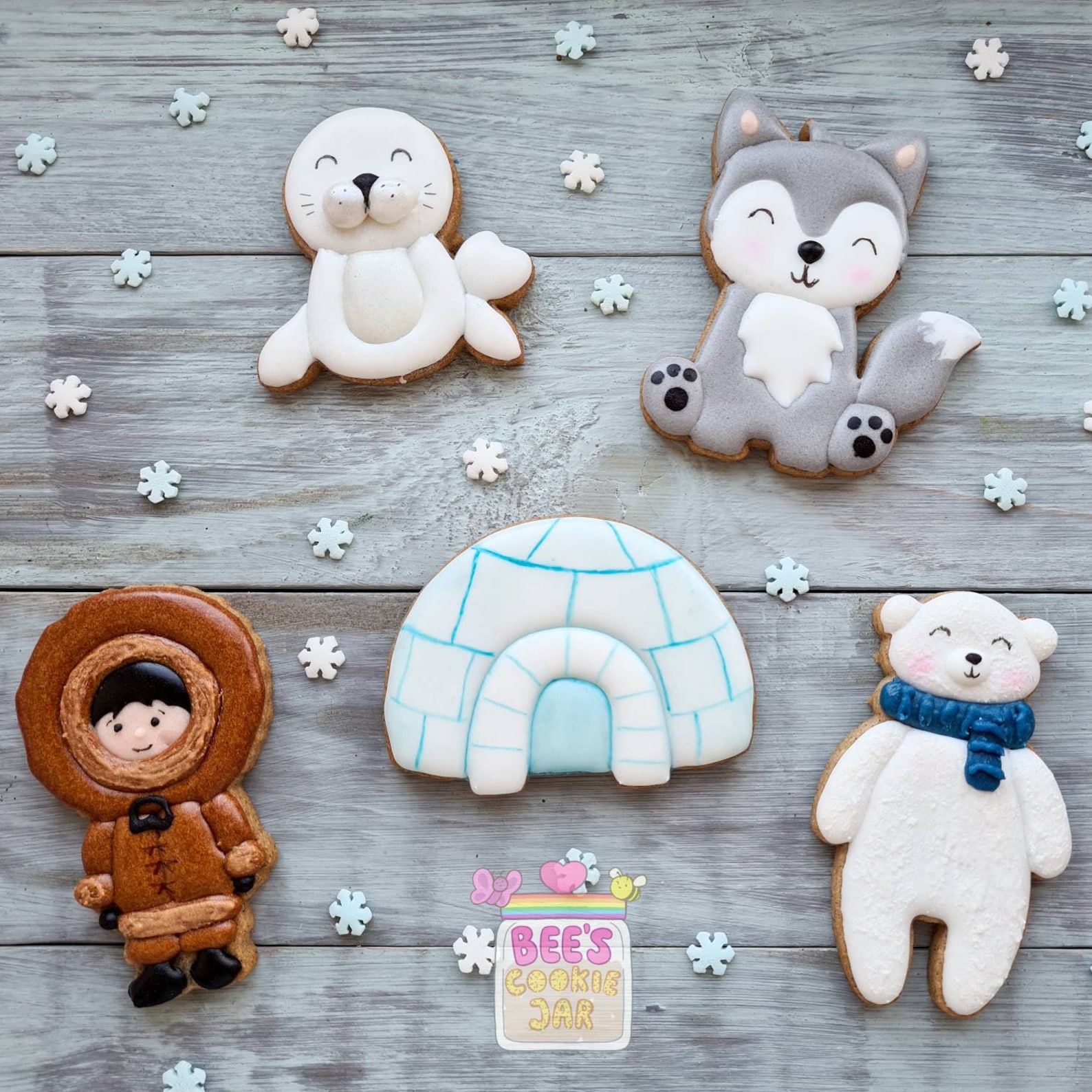 Online Cookie Class Arctic Winter - Etsy