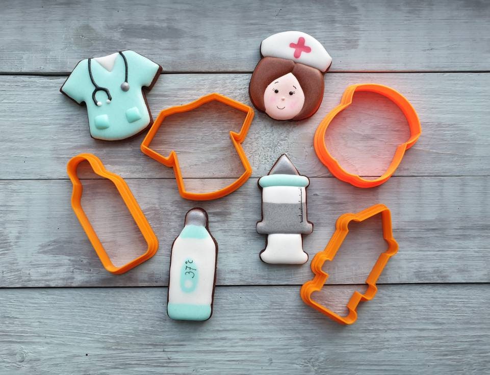 Medical cookie cutter set | Etsy