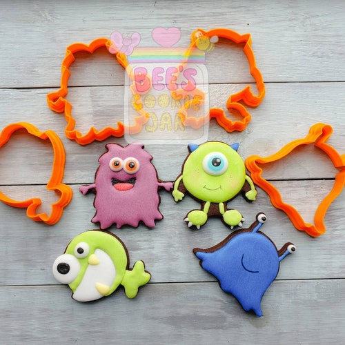 Monster Cookie Cutter Set - Etsy Canada