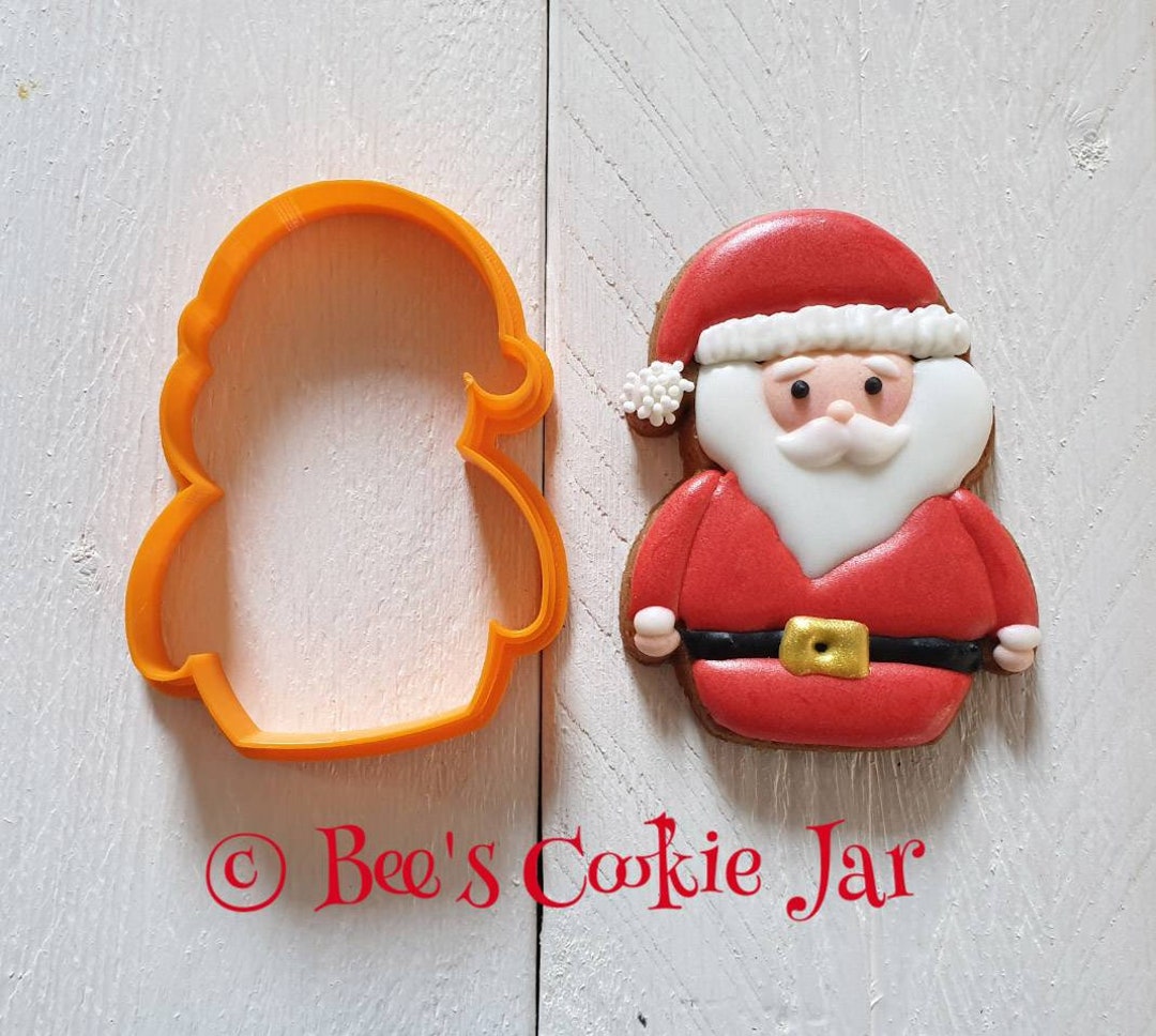 Cute Chubby Santa Cookie Cutter - Etsy