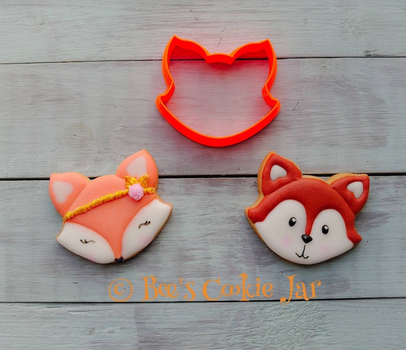 Fox face Cookie Cutter | Etsy